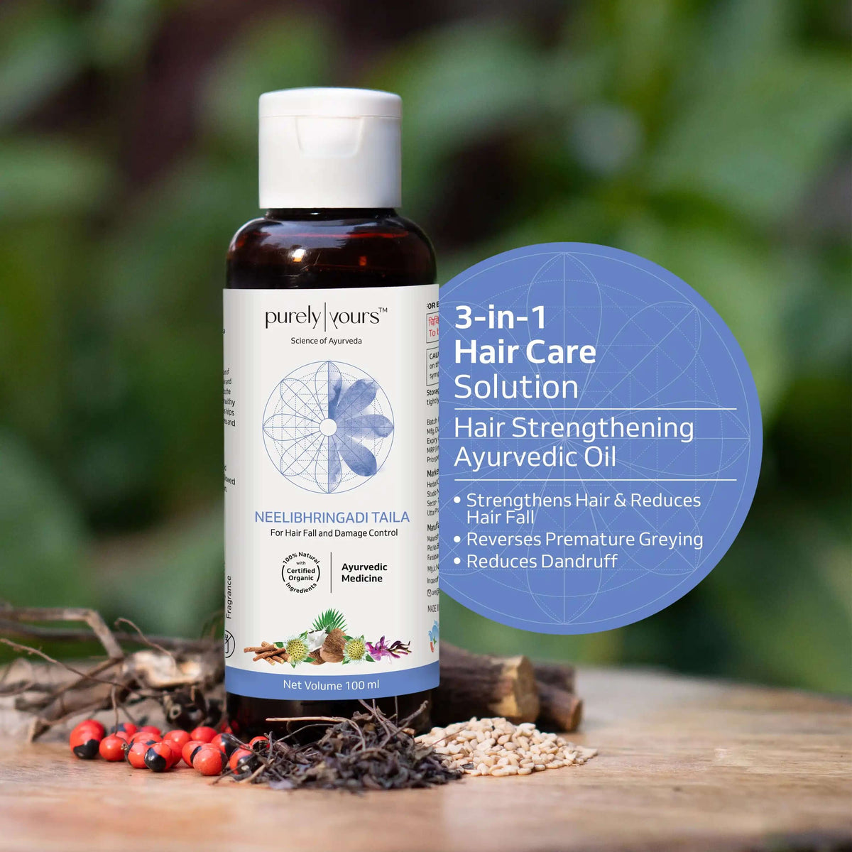 Purely Yours' Neelibhringadi Taila hair growth oil – purelyyours.com