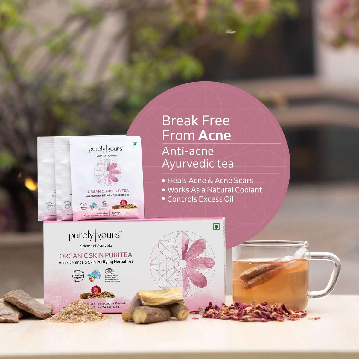 Organic Skin Puritea | organic acne treatment tea: free radical ...